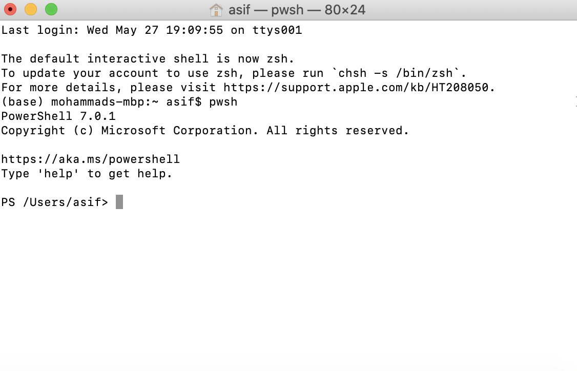 Powershell on Mac and Connect to Azure – BLOG