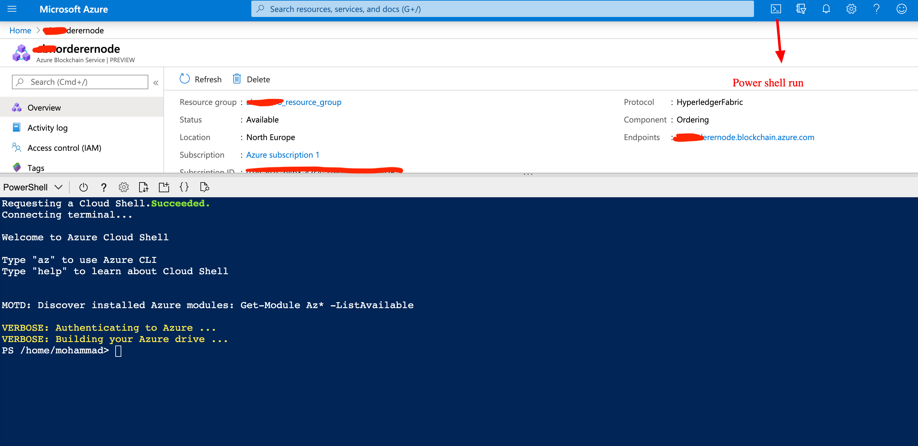 Create Hyperledger Fabric consortium using Azure Kubernetes Service ...