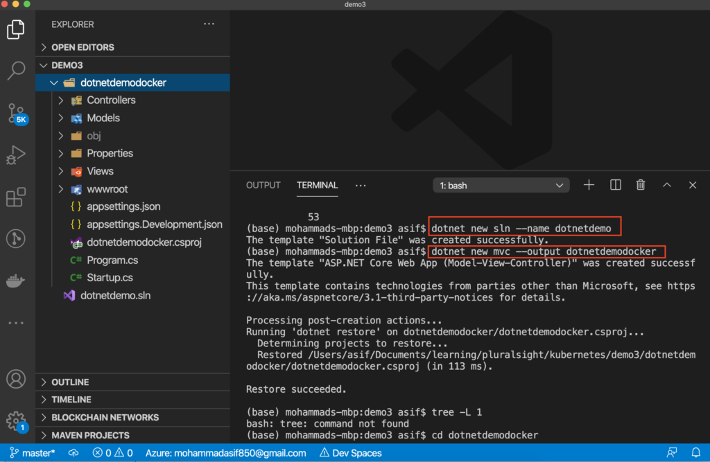Containerise dot-net mvc app – BLOG
