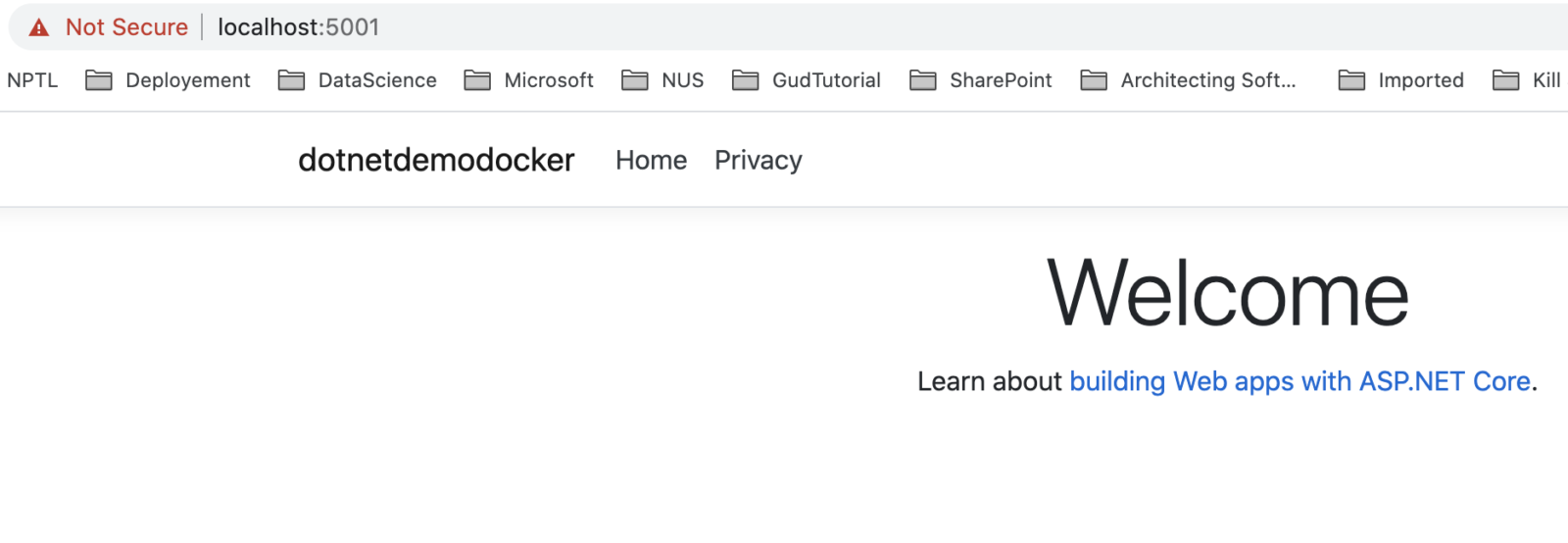 Containerise dot-net mvc app – BLOG