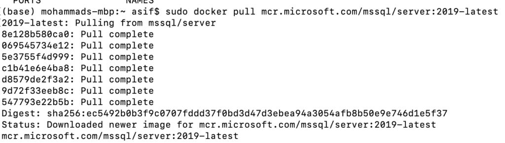 Connect MSSql Server on Mac with Azure Data Studio using Docker – BLOG