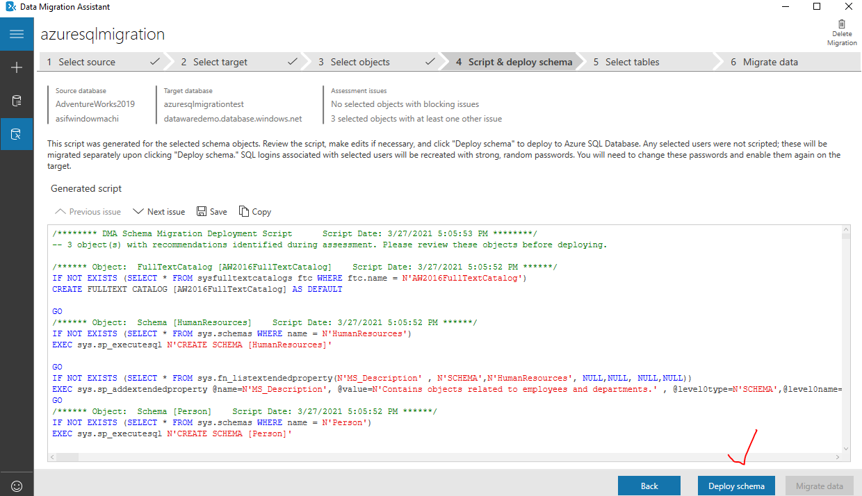 Migrate On premise Sql Server Database to Azure Sql Database – BLOG