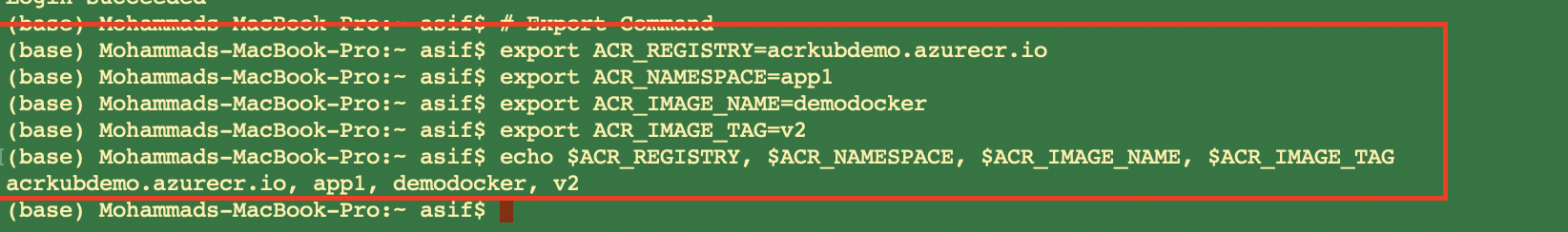 Build and push docker image to Azure Container Registry – BLOG