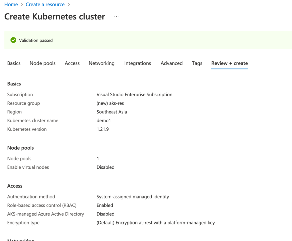 Create Azure AKS Cluster – BLOG