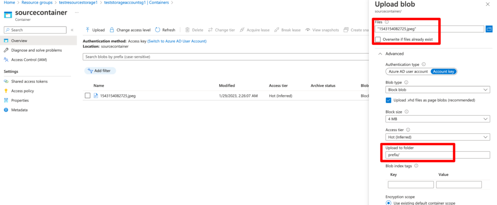 Configuring Blob Object Replication Blog 5087