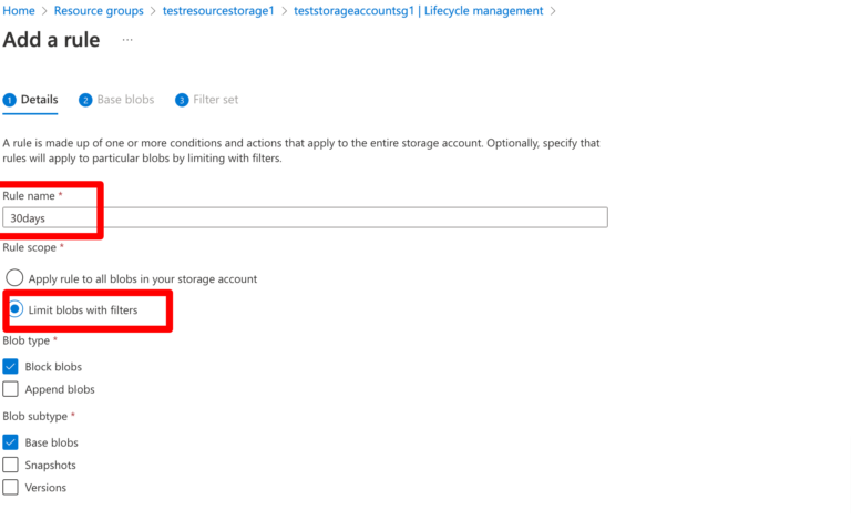 Expire Data Based on Age in Azure Blob Storage (Blob Lifecycle Management) – BLOG