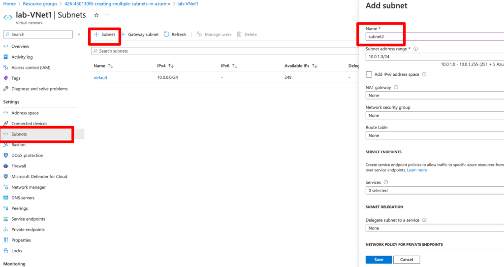 Block communication between Subnets in Azure – BLOG