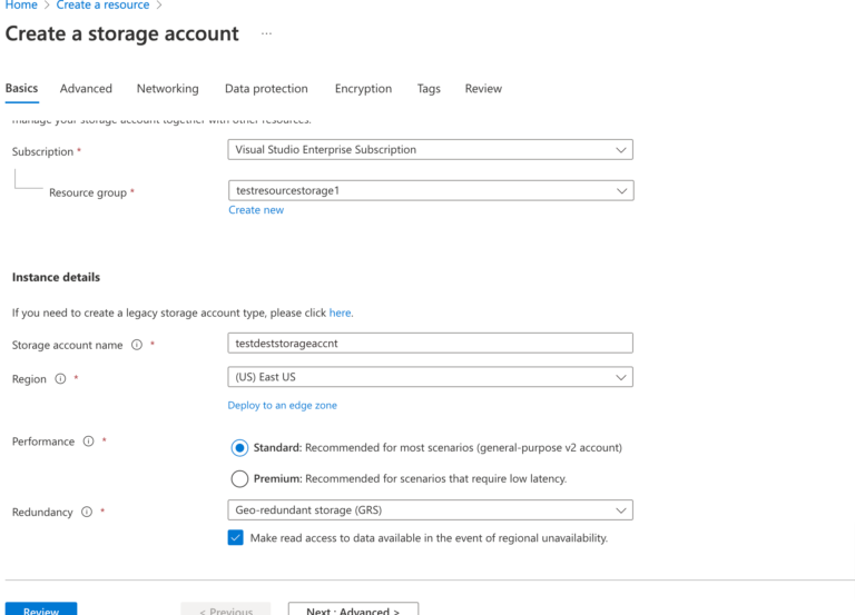 Configuring Blob Object Replication – BLOG
