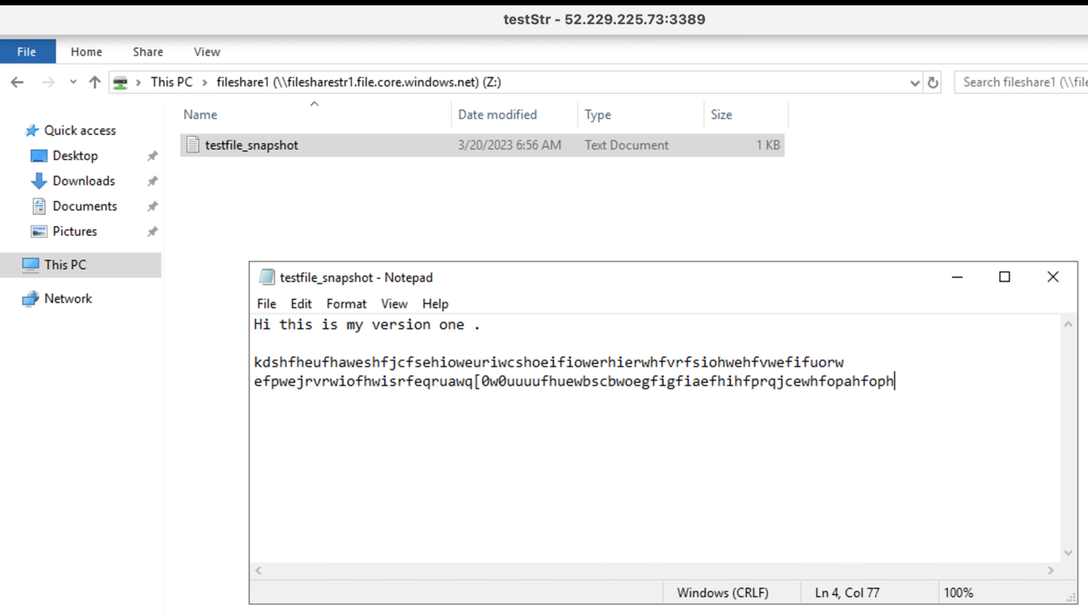 Create and Restore File Share Snapshots in Azure – BLOG