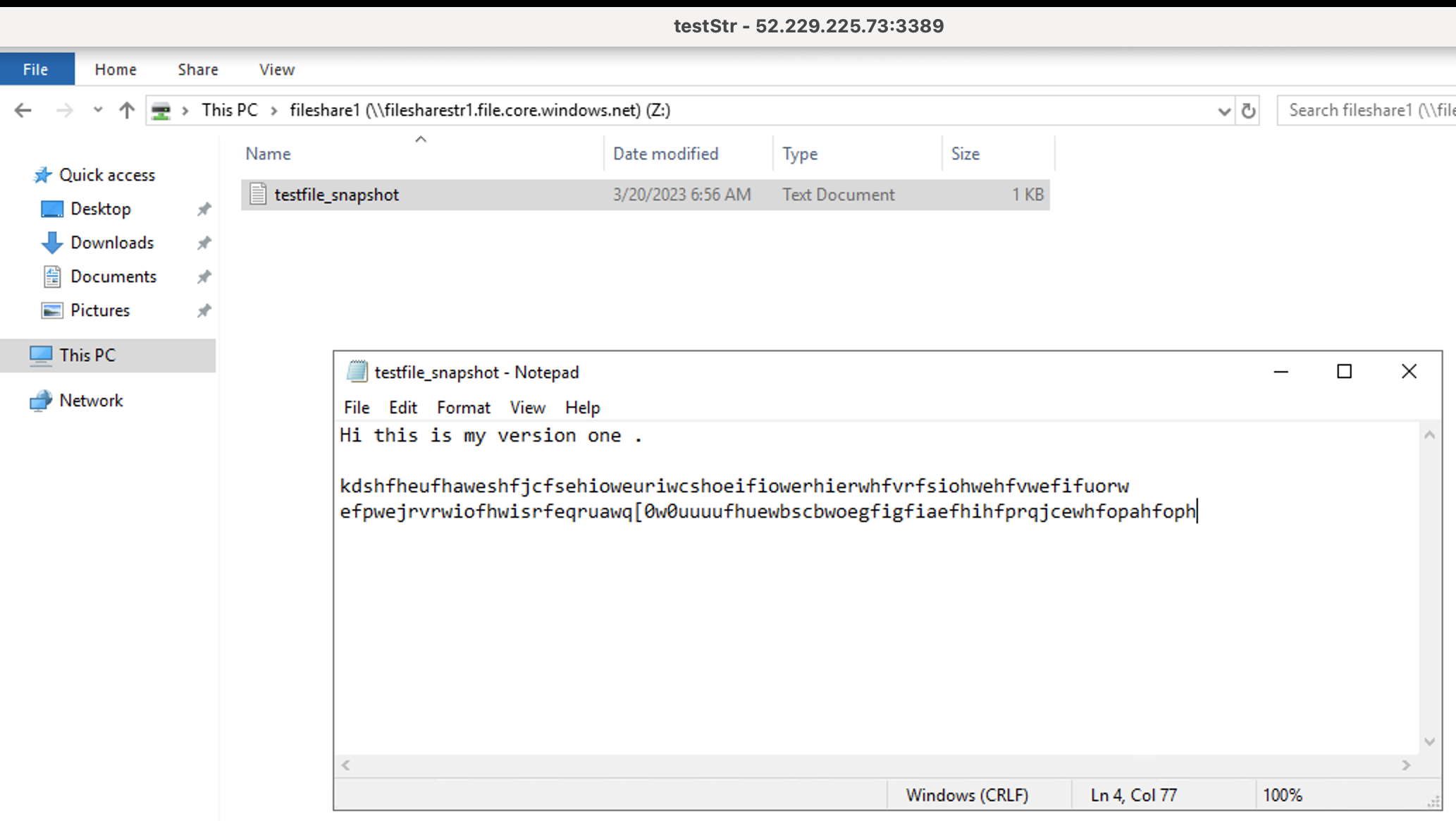 Create and Restore File Share Snapshots in Azure – BLOG