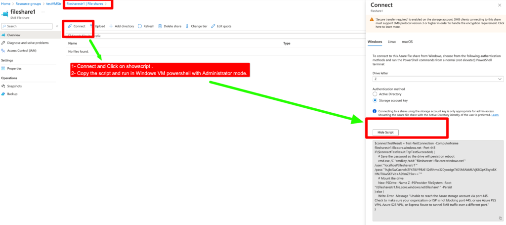 Create and Restore File Share Snapshots in Azure – BLOG