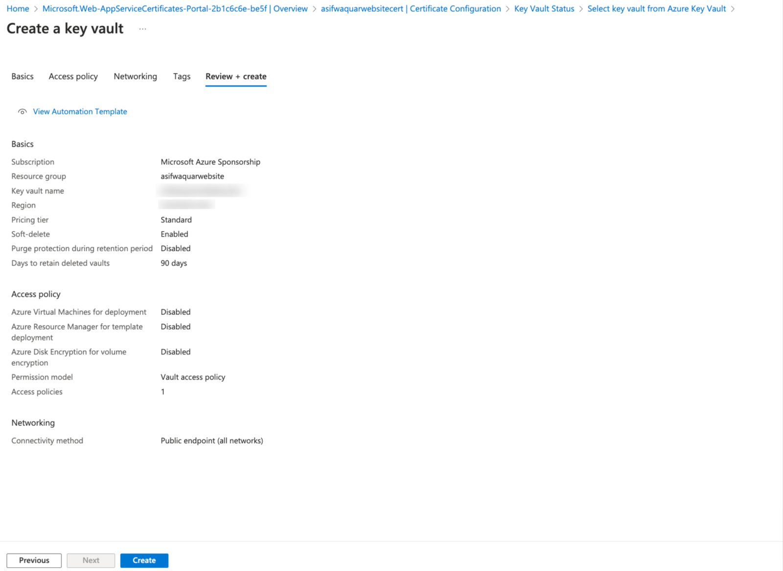 Export an App Service Certificate from Azure Key Vault and Setup ...